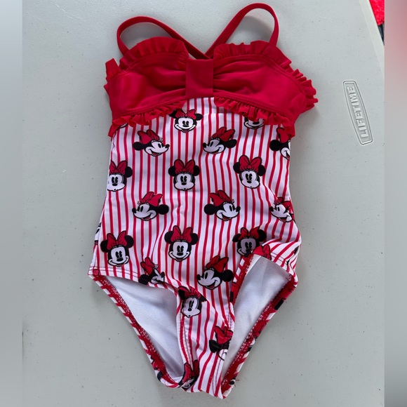 Disney | Swim | Disney Minnie Mouse Bathing Suit Size 2 | Poshmark